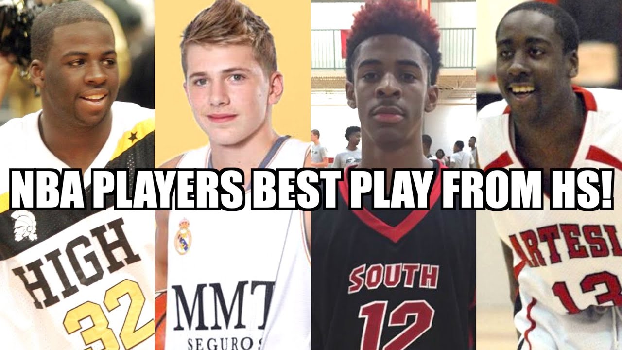 NBA PLAYERS BEST CLIP FROM HIGH SCHOOL! - YouTube