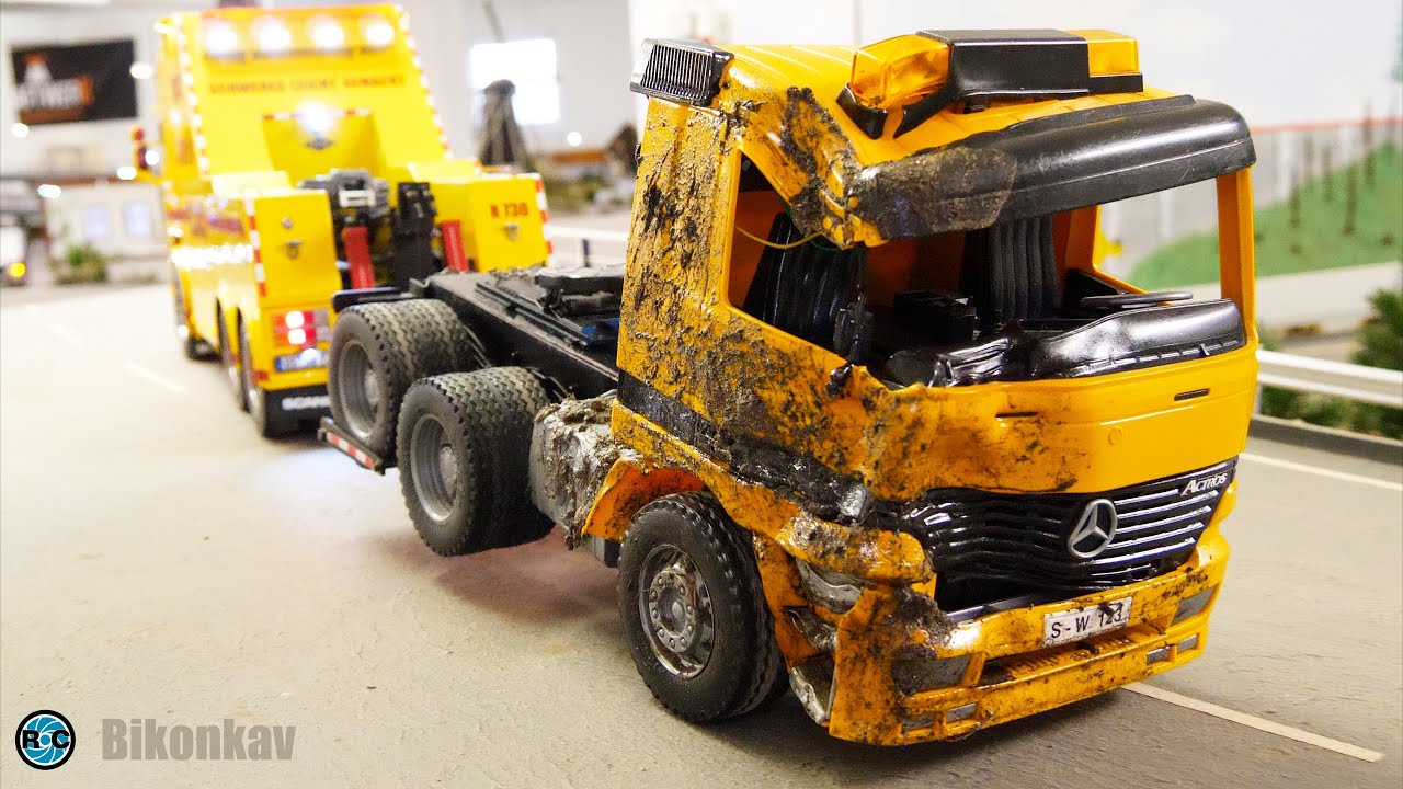 INSANE RC TRUCK RESCUE OPERATION! TAMIYA RC MODEL TRUCKS IN ACTION ...