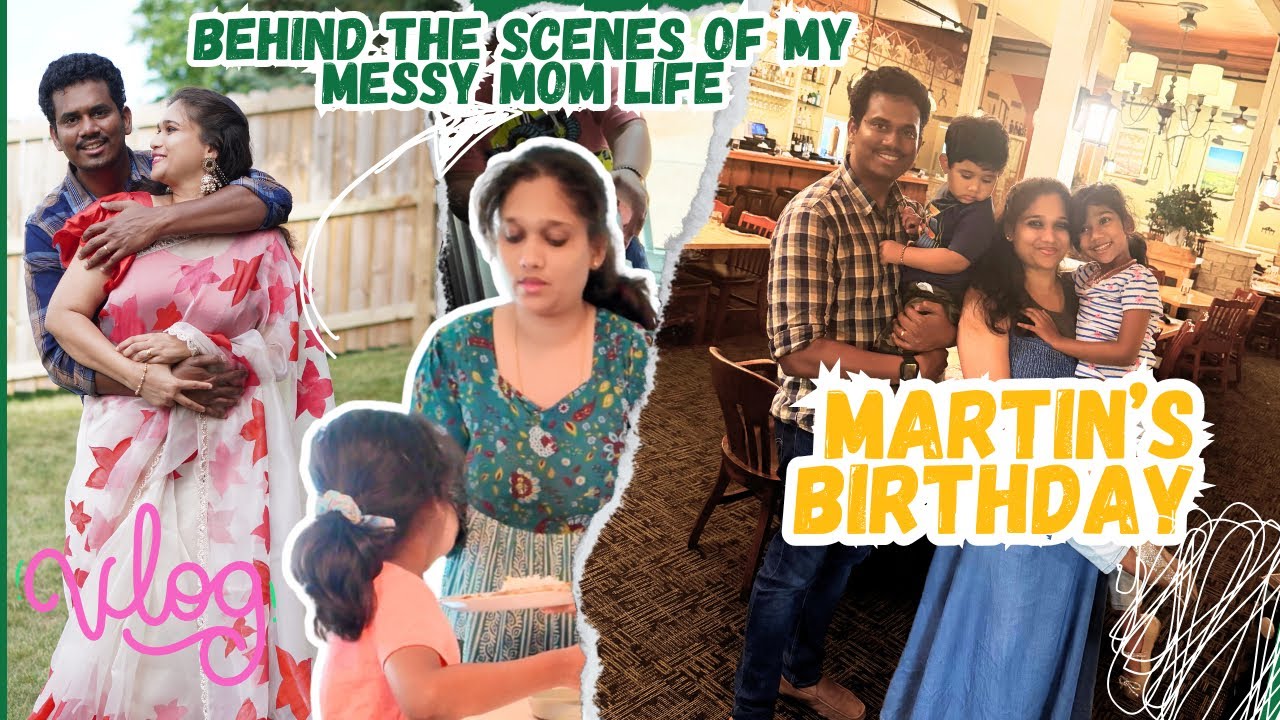Martin’s birthday and behind the scenes of my messy mom life 😴💕 - YouTube