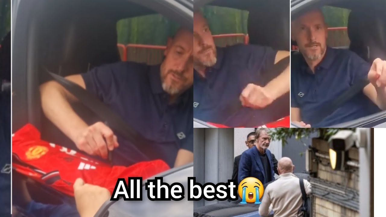 Sad oo 😭, Erik Ten Hag departs Carrington after Manchester United ...