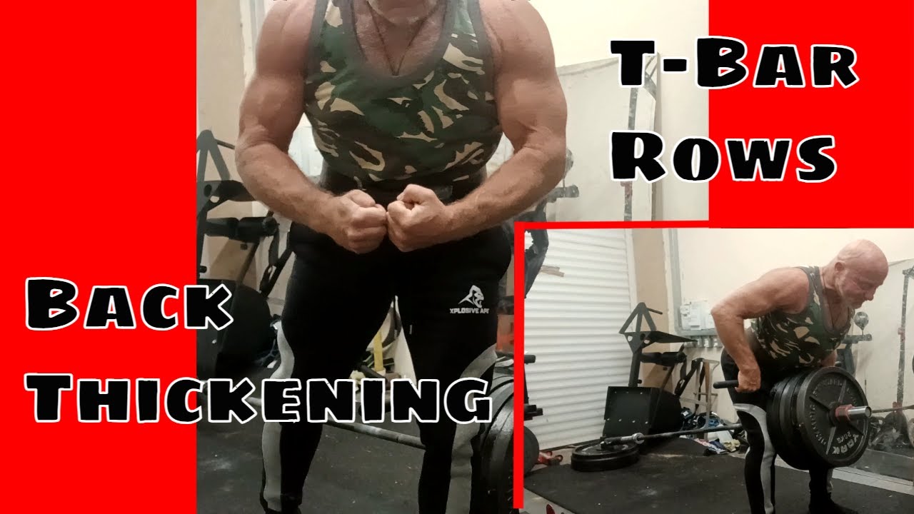 Heavy Strict To Even Heavier Loose Style T-Bar Rows For A Thick Back ...