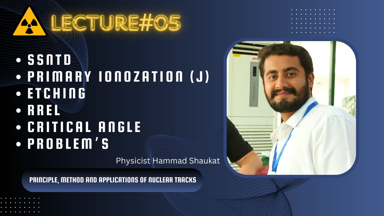 Features of Track Detectors: Primary Ionization, Etching, RREL, Critical Angle & Problem Solving ...