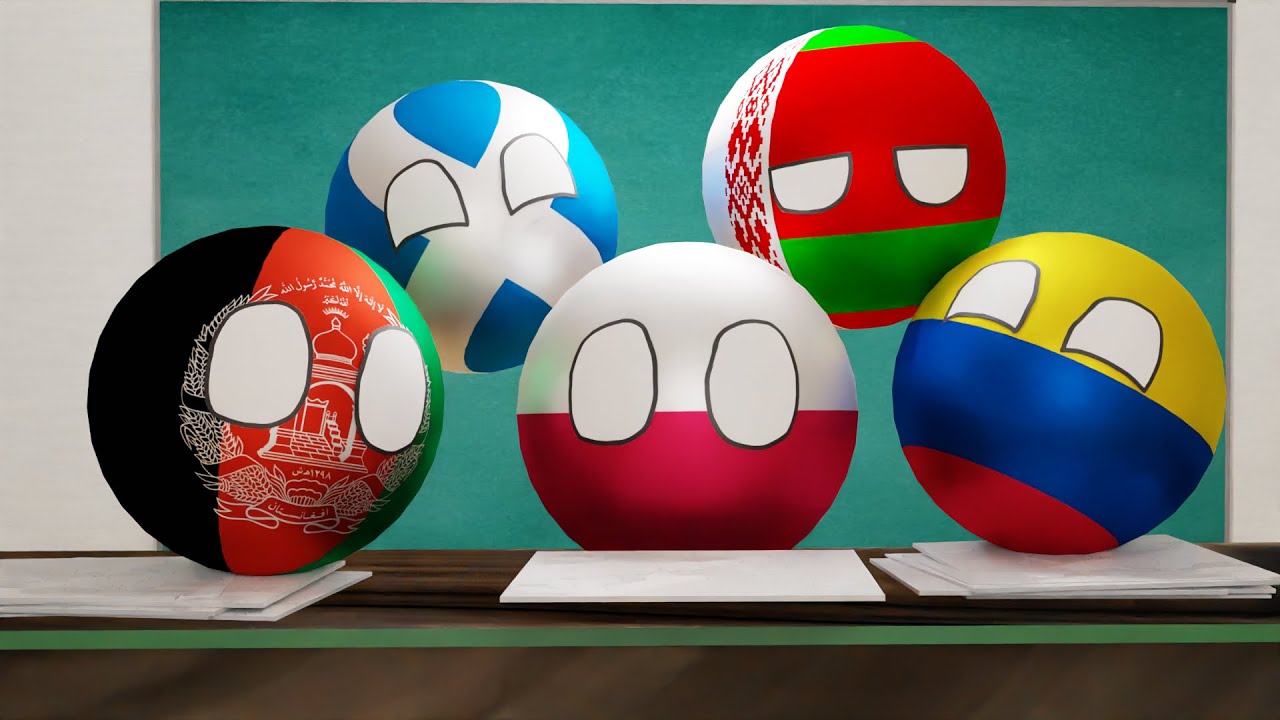 Countryballs School: Map of Europe Test 4 [3D Animation] - YouTube