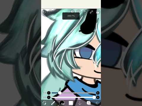 How to edit Gacha hair in ibisPaint tutorial (easy) - YouTube