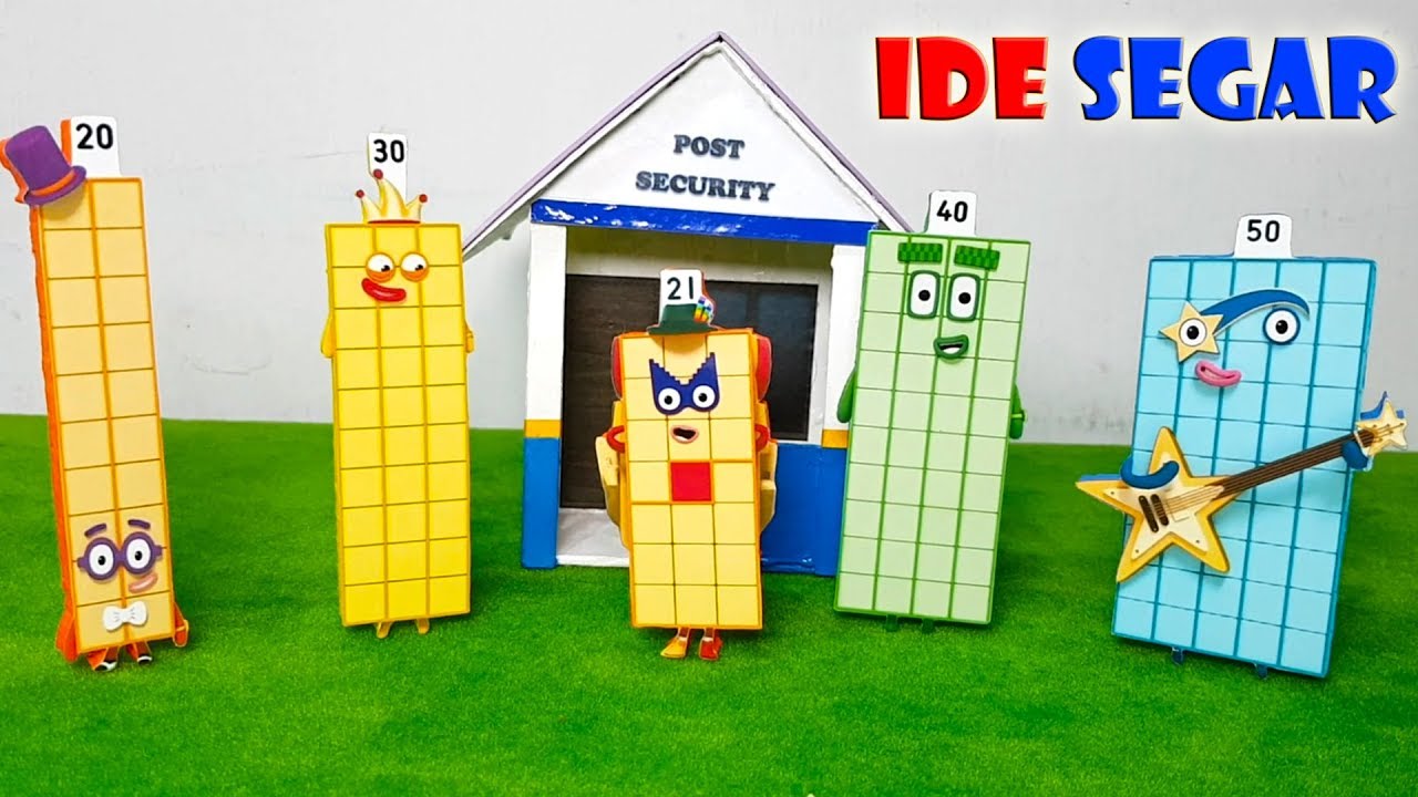 Numberblocks 50 official - Mesin Pemotong Styrofoam - YouTube