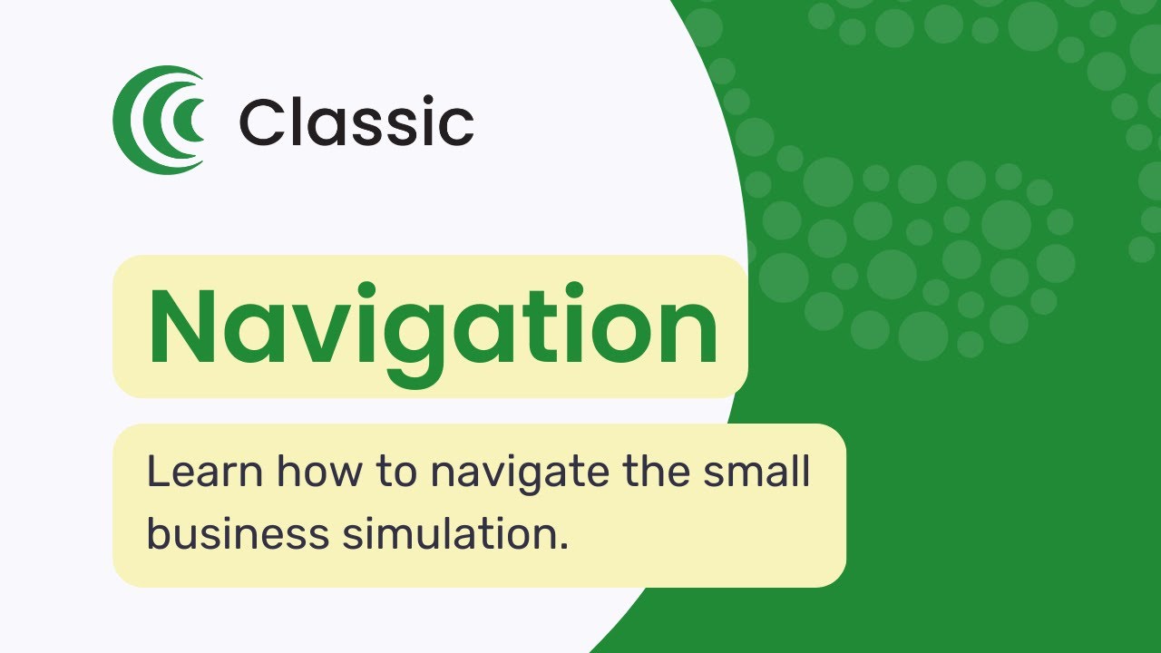 How to navigate SimVenture Classic - YouTube
