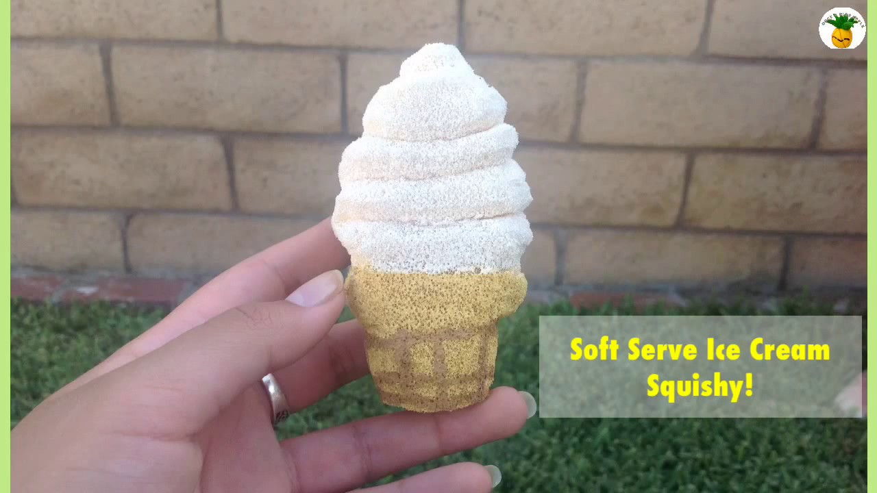 Soft Serve Ice Cream Squishy! Squishy Tutorial! - YouTube
