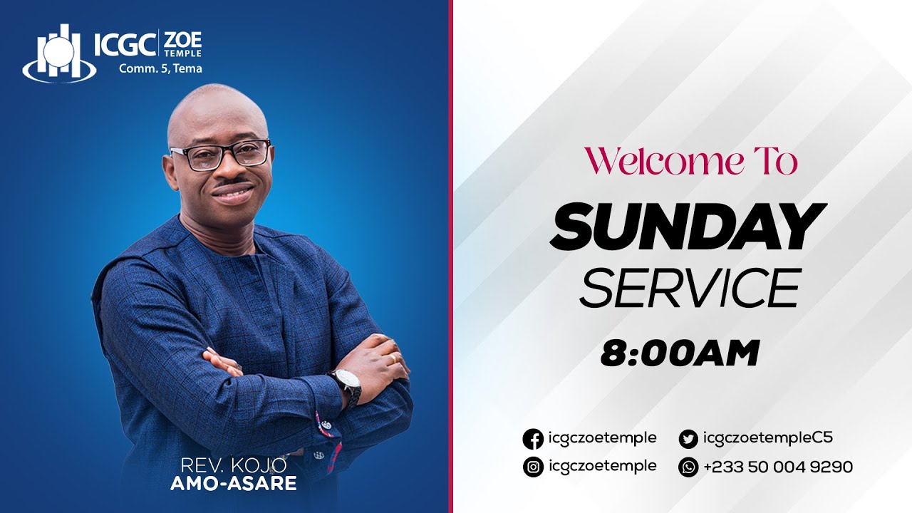 FIRST FRUIT SUNDAY SERVICE WITH REV. KOJO AMO-ASARE - YouTube