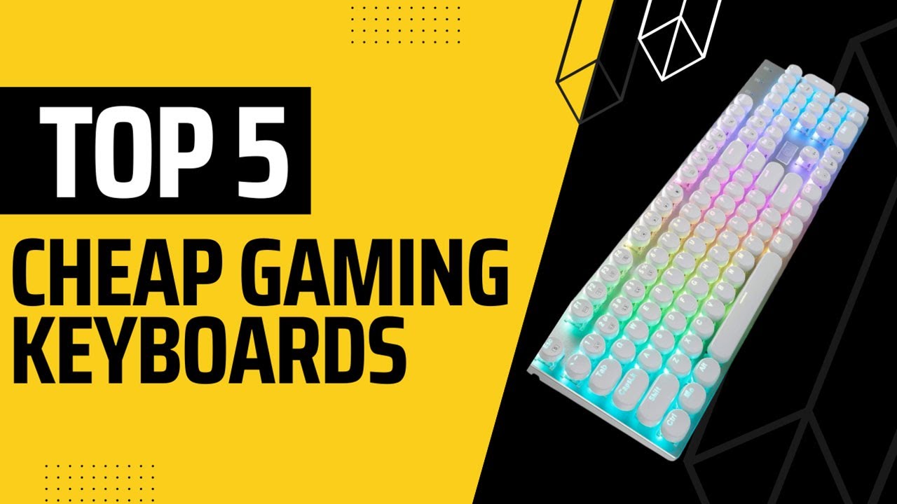 ⏬Top 5 best budget gaming keyboard I The best cheap gaming keyboards ...