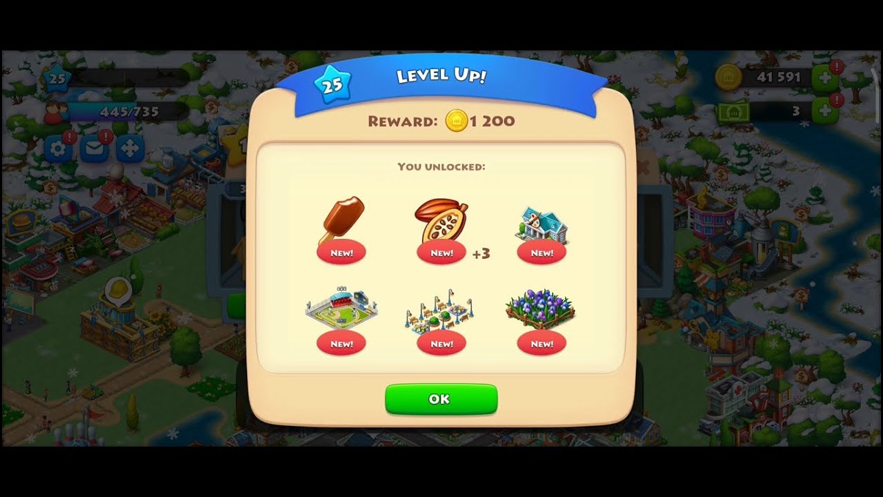 Township Level 24 Part 2 Level up reach to Level 25 - YouTube