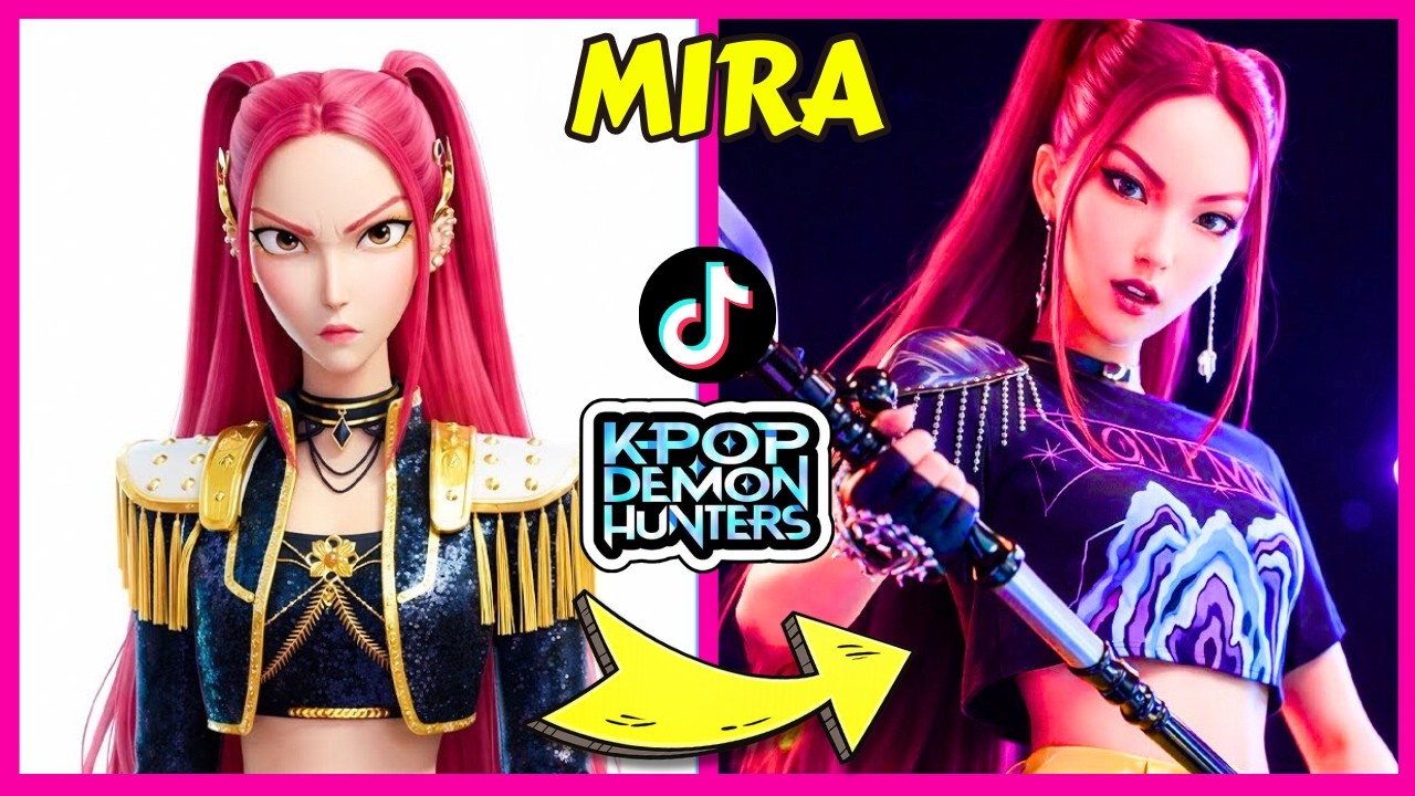 KPOP Demon Hunters in Real-Life TikTok Version 🎵🔥 | Guess KPOP Demon ...