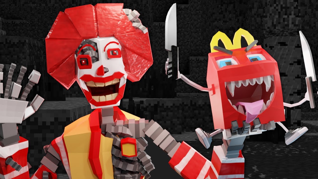 Ronald Mcdonald - 12 AM at MCDonalds! (Minecraft) - YouTube