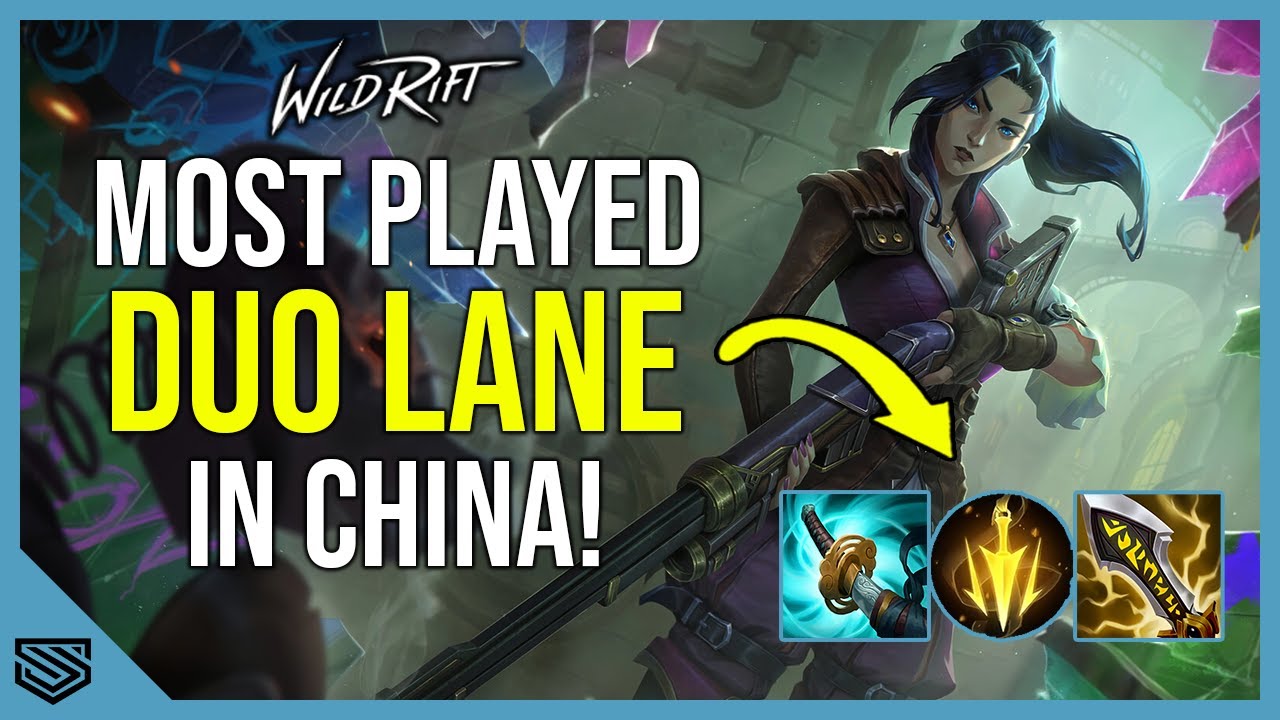 STRONGEST DUO LANE CARRY IN CHINA 🔥 25k+ DAMAGE Best Caitlyn Build ...
