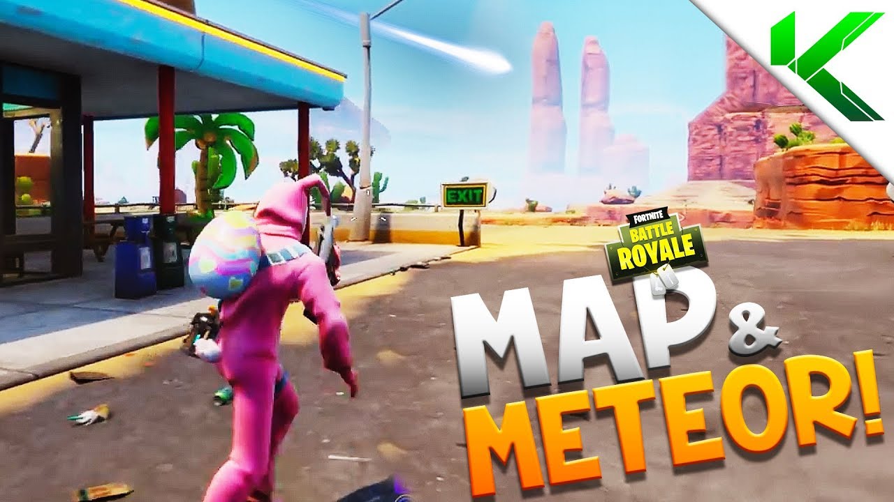 DESERT MAP & THE METEOR! - Fortnite: Battle Royale - YouTube