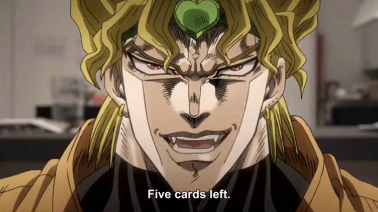 JoJo's Bizarre UNO Game? jjba in real life - YouTube