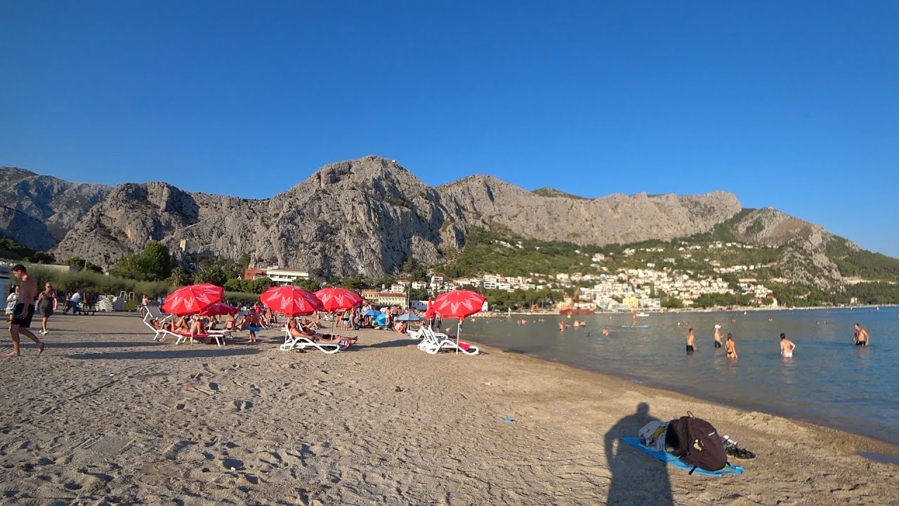 Omis i Szybenik - prawie piaszczysta plaża Chorwacji - YouTube