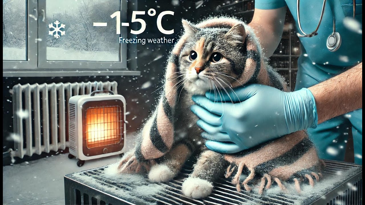 Rescuing a Freezing Cat in -15°C! 🐱 ️ A Heartwarming Vet’s Effort ...