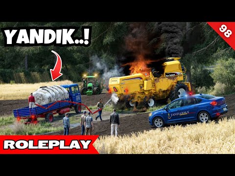 EFSANE BİÇERE NAZAR DEĞDİ, YANDIK!!! | NEWHOLLAND TC56 | FS 22 GERÇEK HAYAT | MEDRP ANKARA | S3 B98