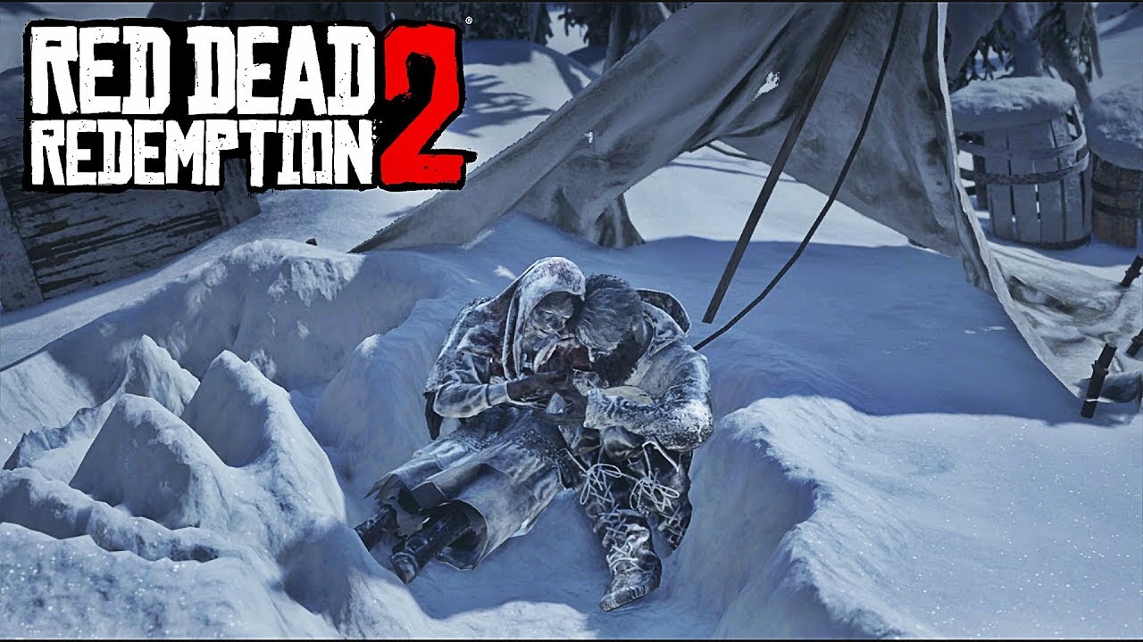 UN COUPLE MORT DANS LA NEIGE! RED DEAD REDEMPTION 2 - YouTube
