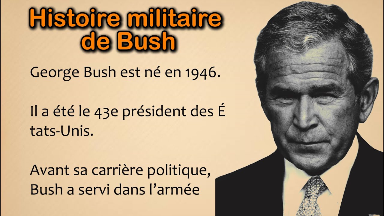 George W. Bush in the military | George W. Bush dans l’armée | Learn ...
