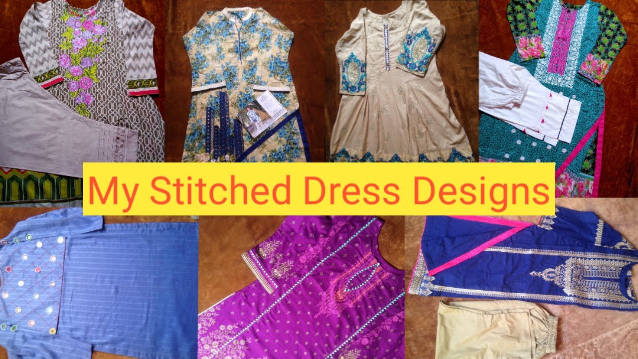 My Stitched Dresses Designs - latest suits designs ideas - lawn Dresses ...