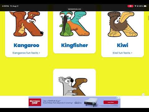 Alphabetimals starting with k