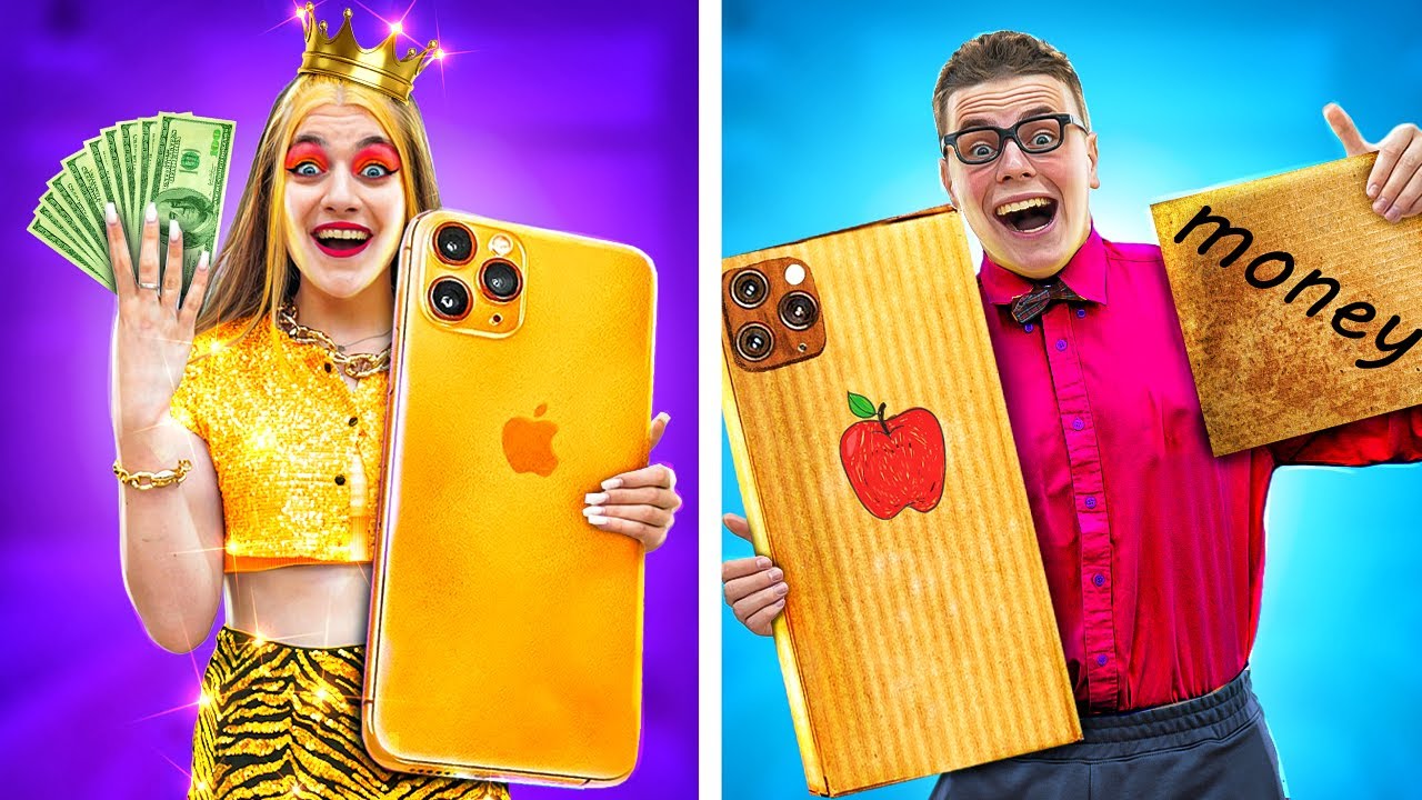 Ricos Popular vs. "NERDS" en la ESCUELA | Popular vs. impopular alumnos ...