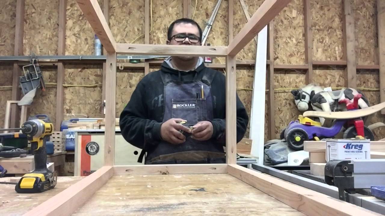 2X4 Bar Table - YouTube