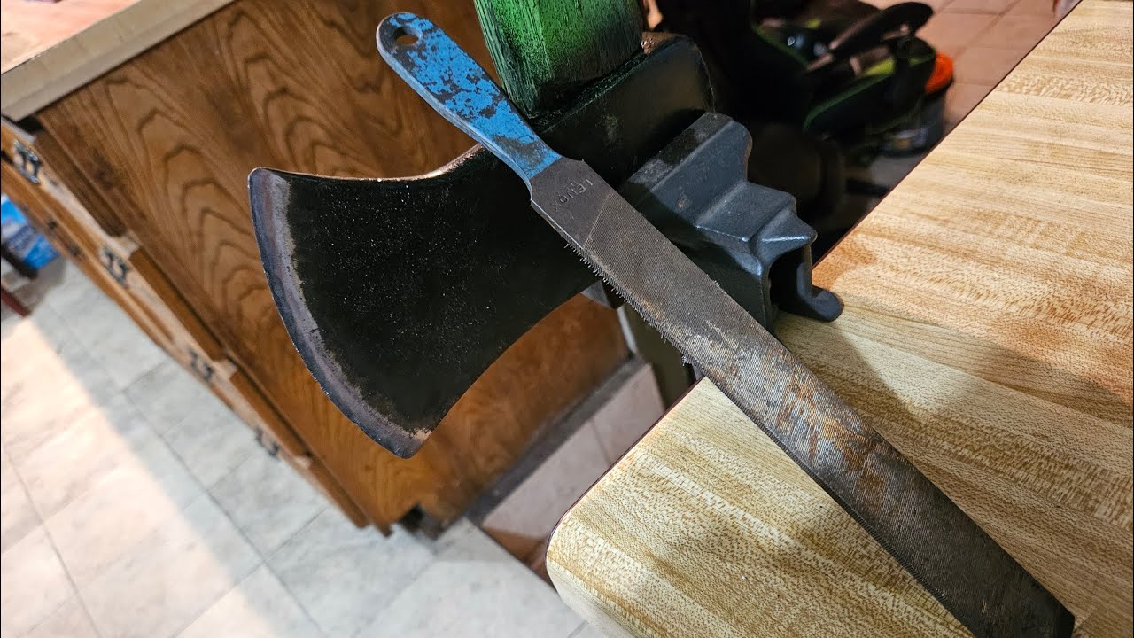 Axe Filing - YouTube