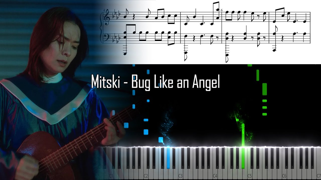 Mitski - Bug Like an Angel - Piano Tutorial - Free download sheet music ...