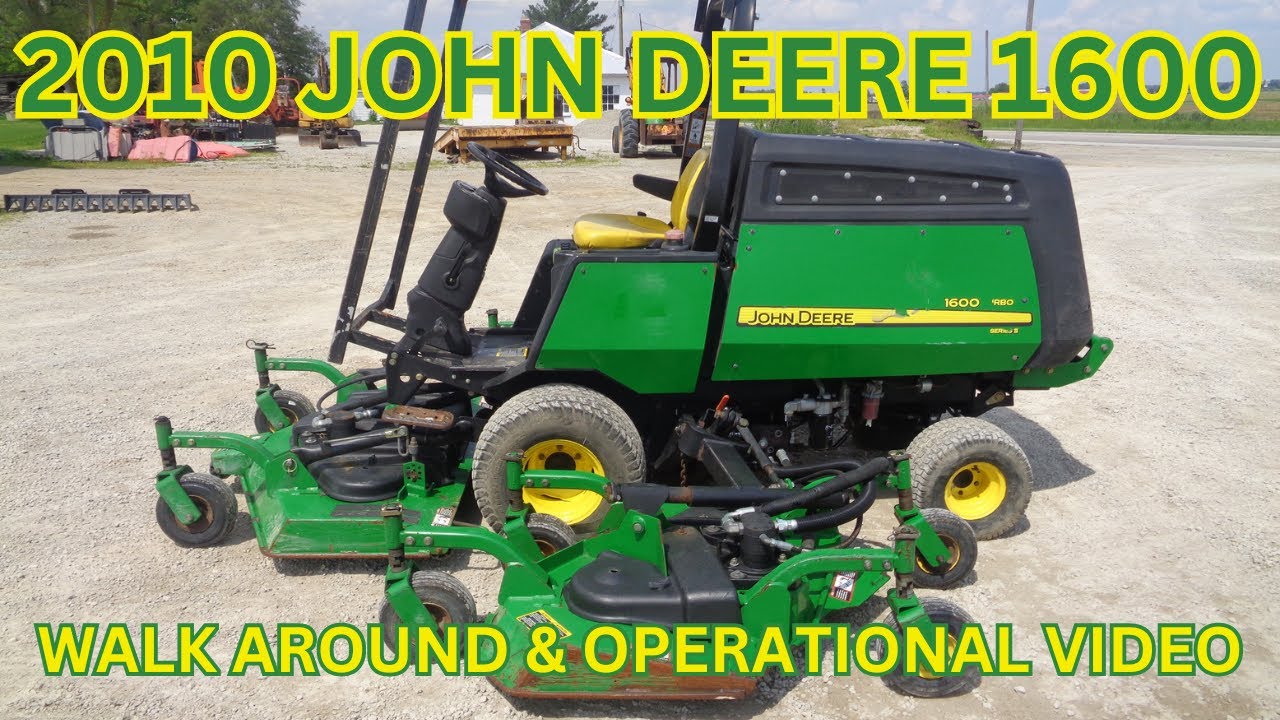 2010 John Deere 1600 Turbo Series II Walk Around & Operational Video ...