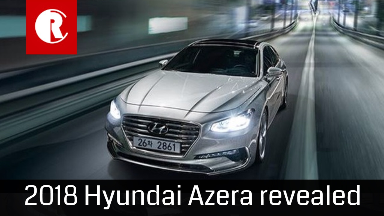 2018 Hyundai Azera revealed with handsome new look - YouTube