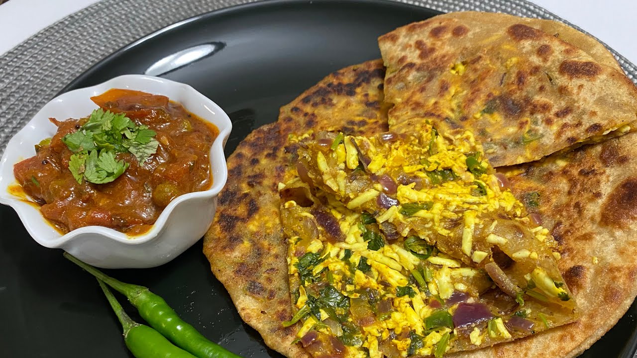 Paneer Pyaz Paratha Recipe || onion 🧅 paneer Paratha recipe ( Calcium ...