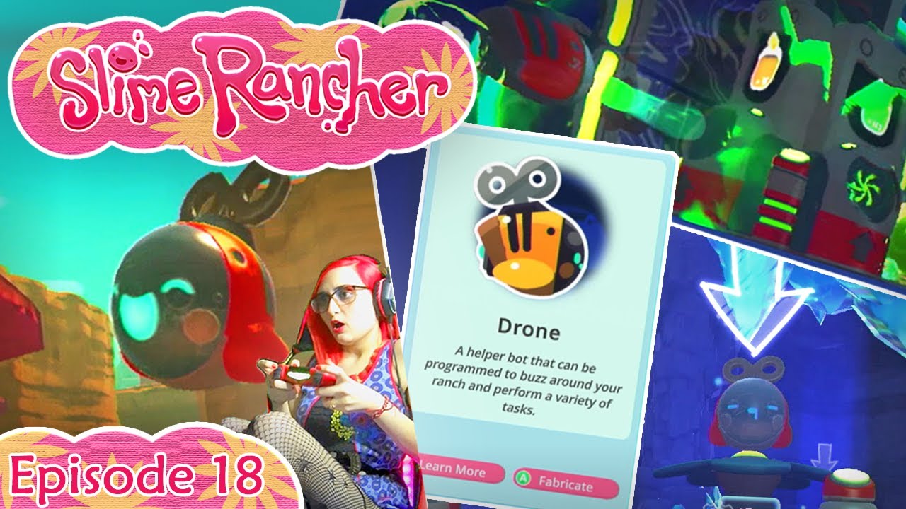 DRONES and AUTOMATION! (Slime Rancher ep.18 FACECAM) - YouTube