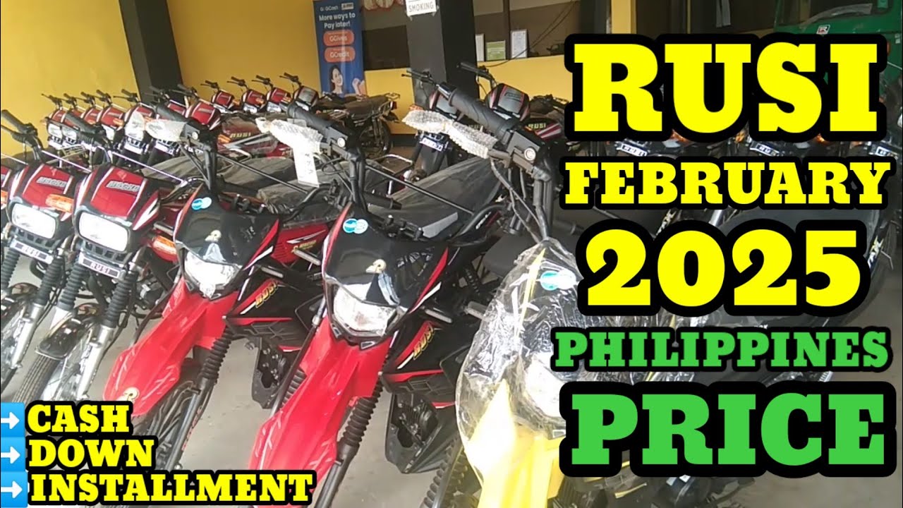 RUSI Motorcycle February 2025 price list Philippines！ - YouTube