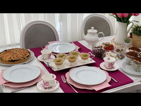 VLOG/ KAHVE YANINA MİNİK BİR MASA KURALIM😊UN HELVASI, ISPANAKLI KİŞ VE TİRAMİSU TARİFLERİ☺️