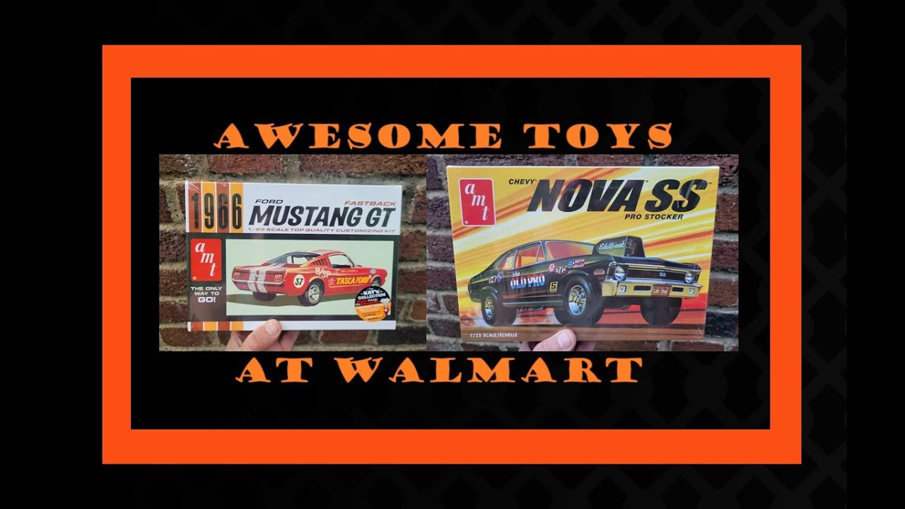Awesome Model Kits At Walmart - Muscle Cars - Ford Mustang GT - Chevy ...