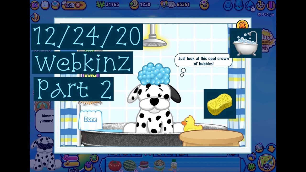 12/24/20 Webkinz Part 2 | Webkinz - YouTube