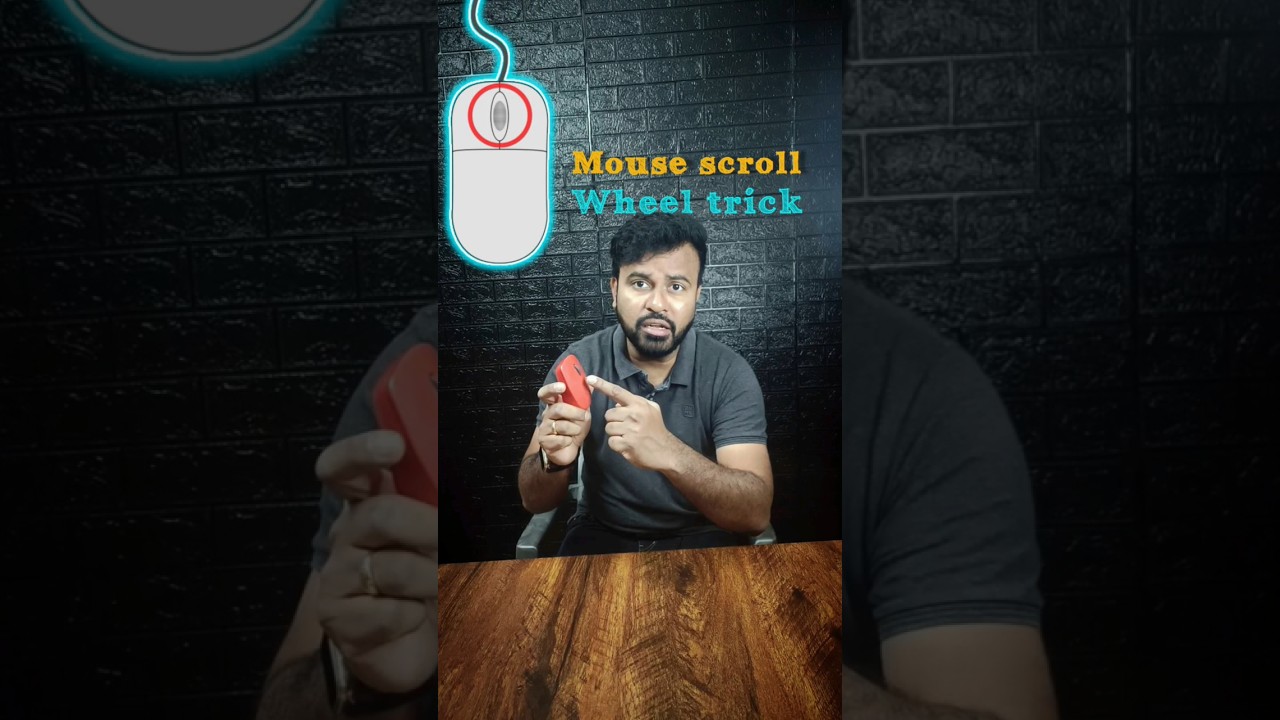 Mouse Scroll wheel trick🖱️💡 Tech tips | Tech tips 2024 | Mouse tips and trick | Hemu tech - YouTube