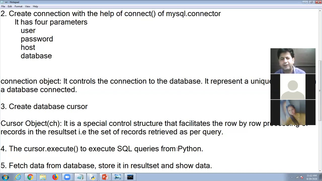 29 8 20 Class XII B Computer Science - YouTube