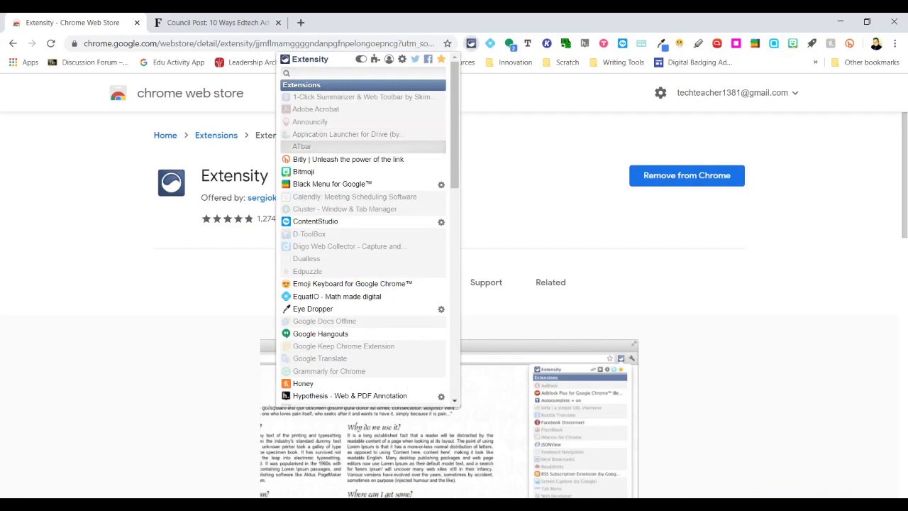 Extensity Chrome Extension-Español - YouTube