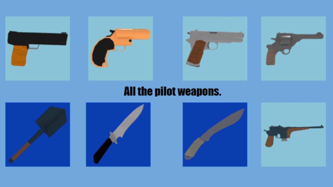 Zeppelin Wars All Pilot Weapons Showcase (does not include reskins and ...