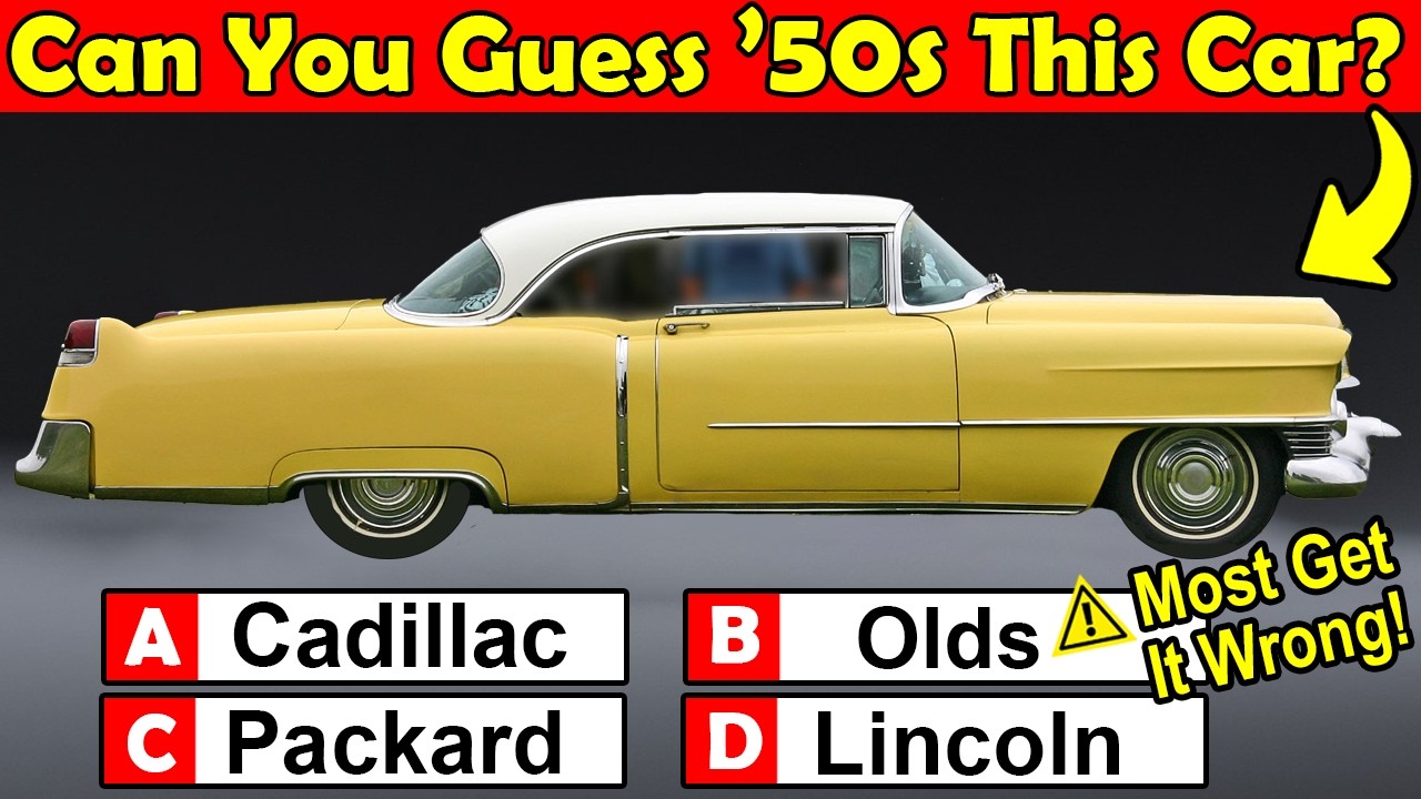 Guess 20 Classic 1950s Cars! How Many Will You Know? Start Now... - YouTube