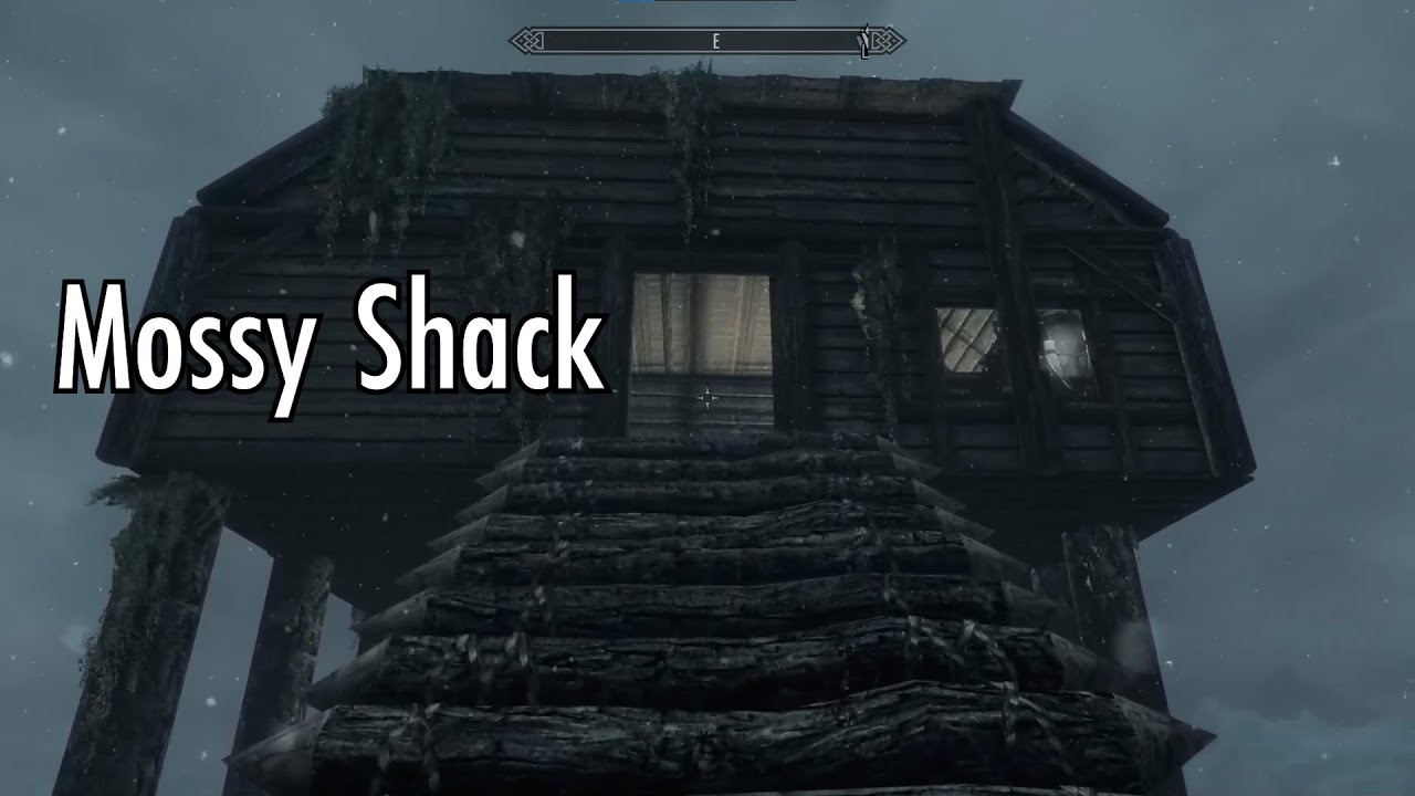 SKYRIM CK - Mossy Shack Building Mod (timelapse) - YouTube