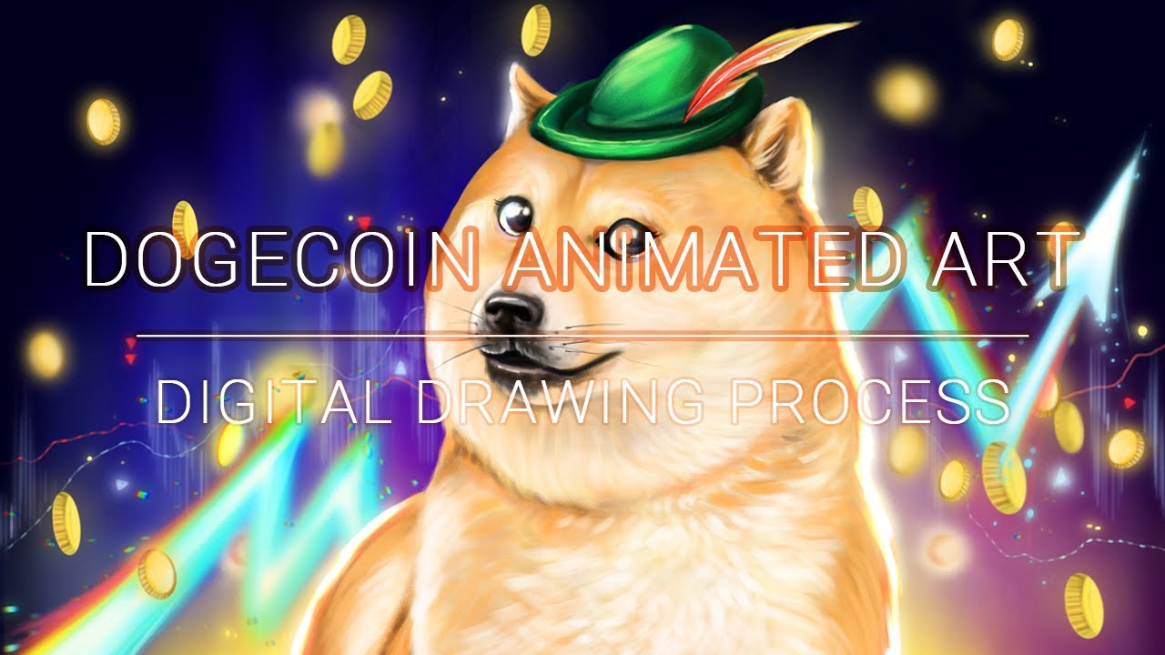 Doge Coin | Illustration | Animation | Time-Lapse - YouTube