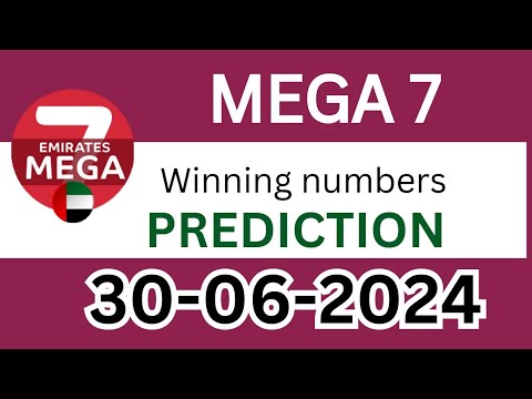 MEGA 7 Emirates draw prediction | 30-06-2024 #emiratesdraw #mega7 - YouTube
