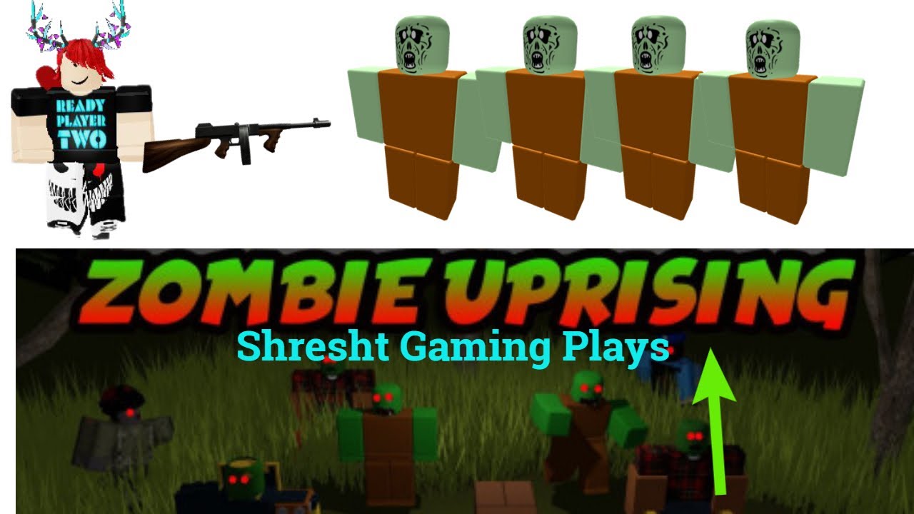 Killing Zombies in Zombie Uprising Gameplay(ROBLOX) - YouTube