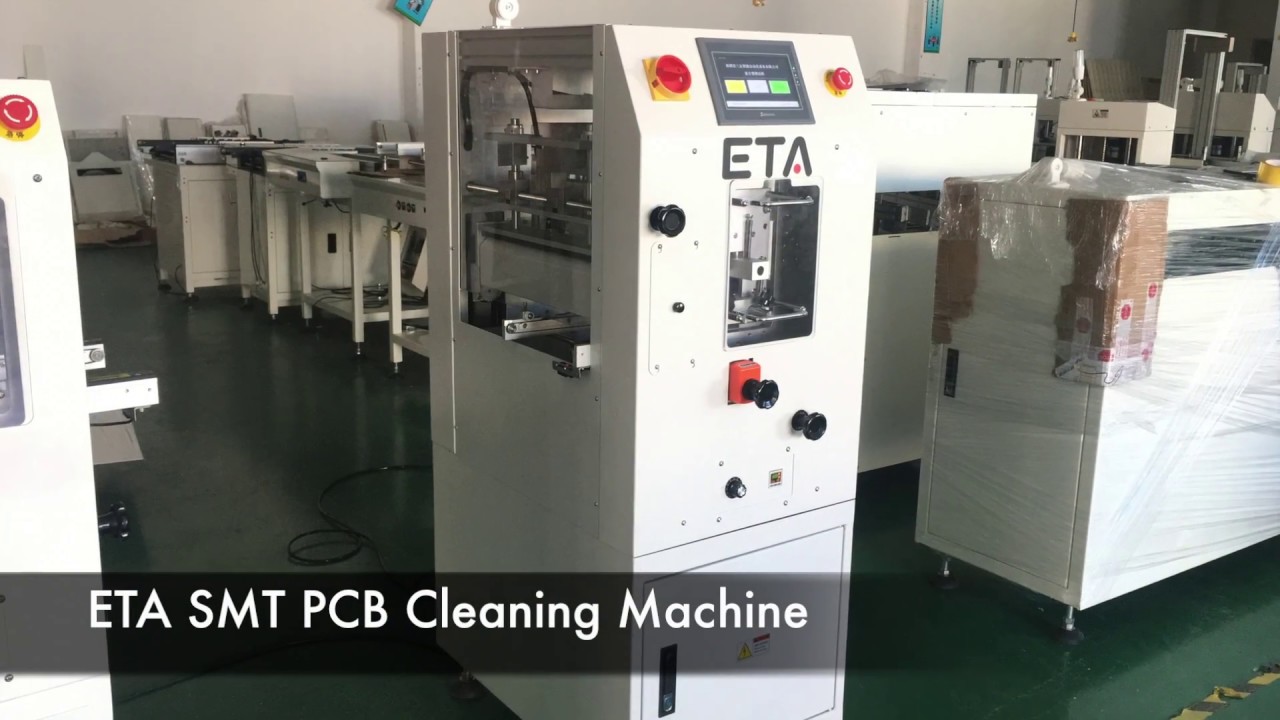 I.C.T PCB Surface Cleaning Machine for SMT Line - YouTube