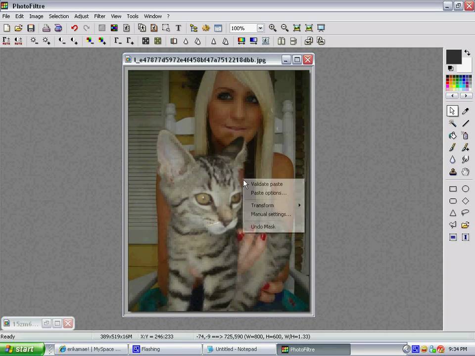 How to add a texture on Photofiltre! - YouTube