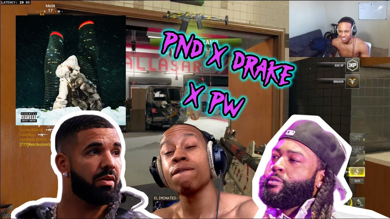 PT. 2 REACTING TO DRAKE AND PND ALBUM WHILE PLAYING BLACK OPS 6 CALL OF ...